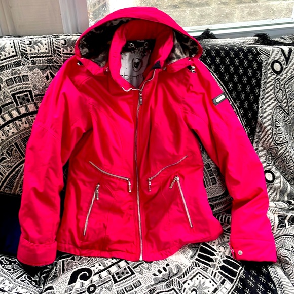 Jackets & Coats | Insulated Hot Pink Jacket With Detachable Hoodie ...